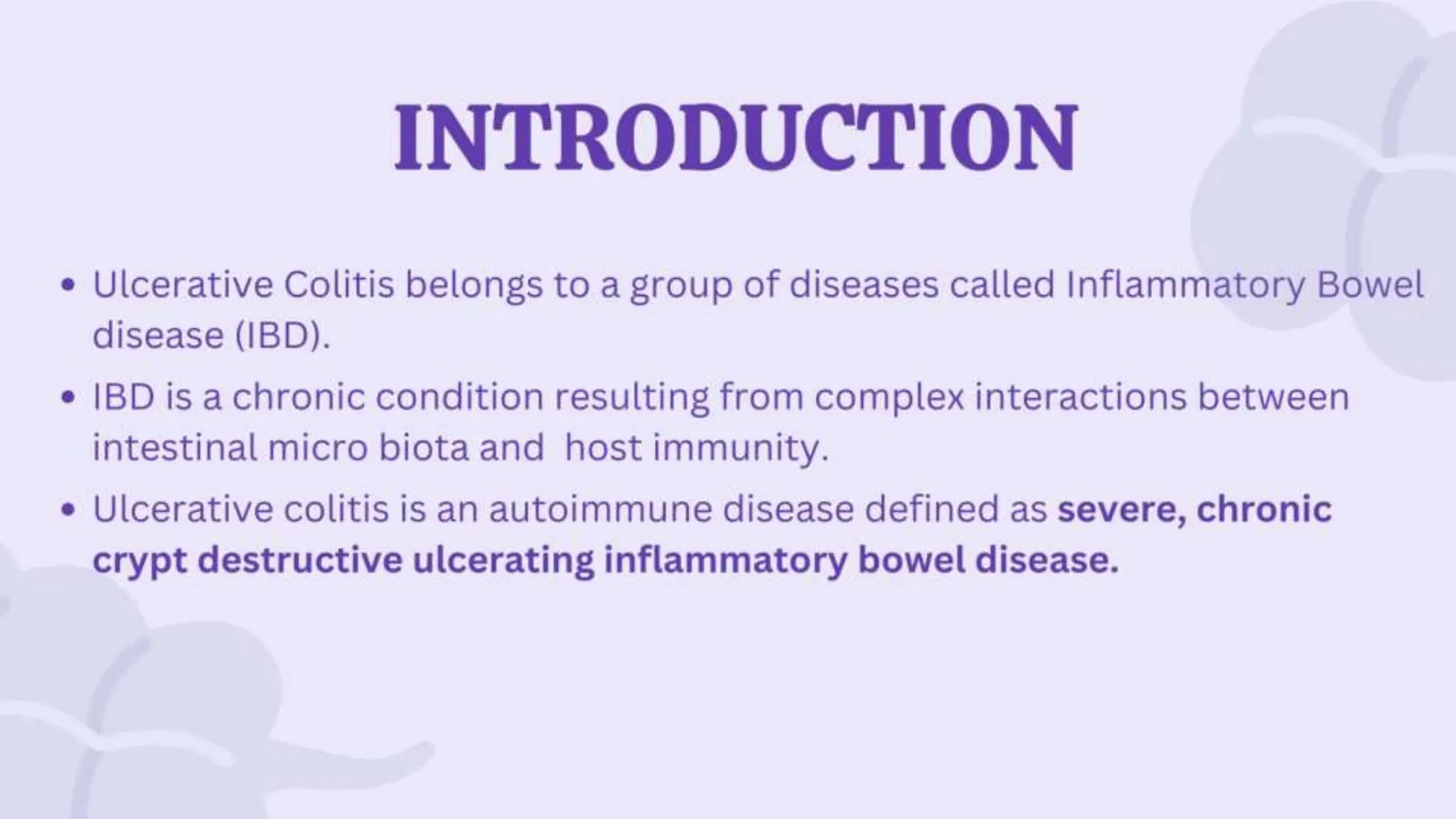 Inflammatory Bowel Disease - ULCERATIVE COLITIS | PPT