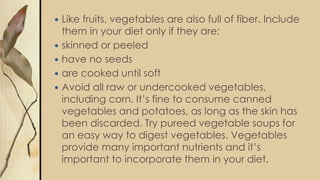 Ulcerative colitis foods to avoid | PDF