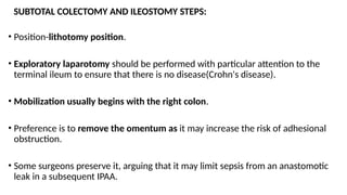 Ulcerative colitis, Toxic megacolon surgical management.pptx