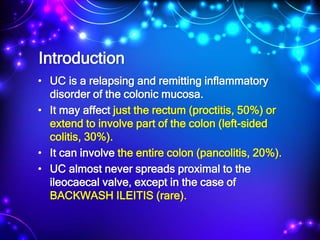 Ulcerative colitis (uc) | PPT