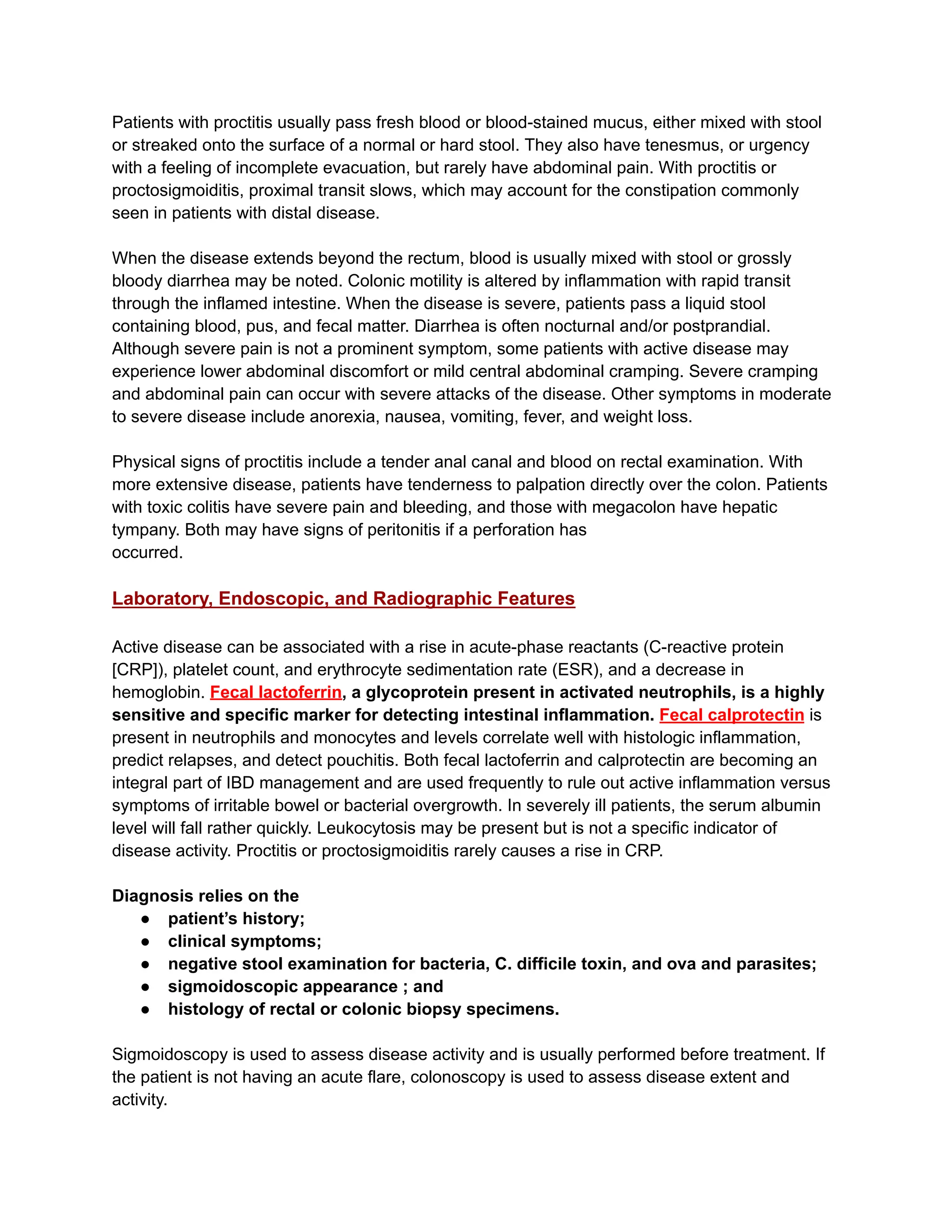 ULCERATIVE COLITIS ( UC ) - Pathology , Clinical Features & Complications.pdf