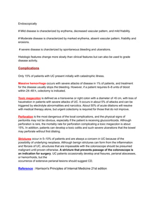 ULCERATIVE COLITIS ( UC ) - Pathology , Clinical Features ...