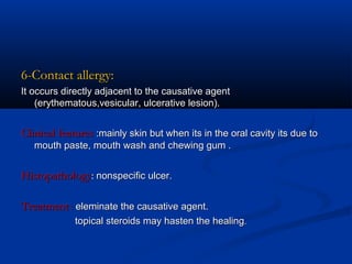 Ulcerative conditions | PPT