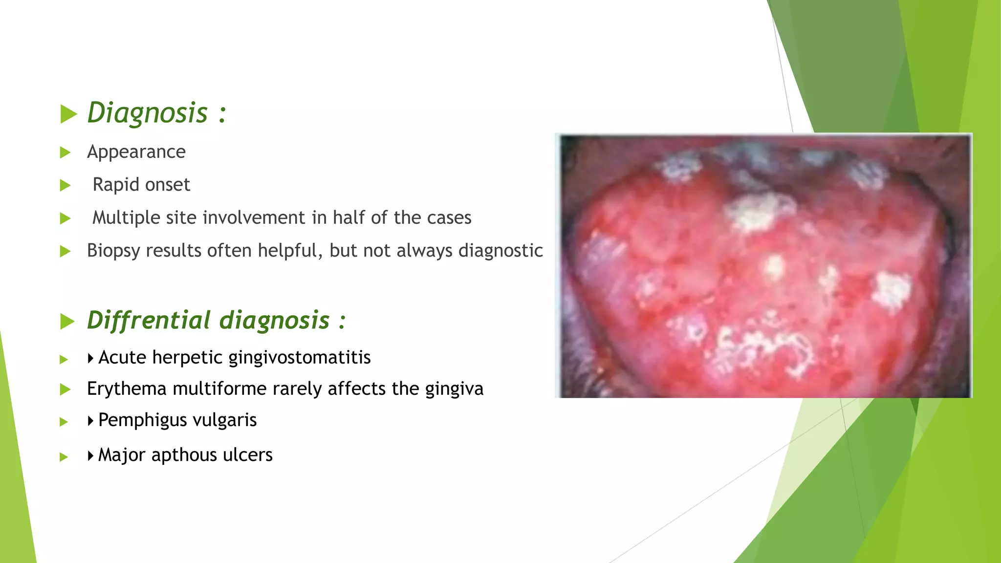 Ulcerative , vascular , bollous lesions | PPTX