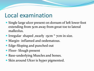 Ulcer case presentation | PPTX