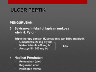 ULCER PEPTIK | PPT