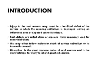 Ulcers | PPTX