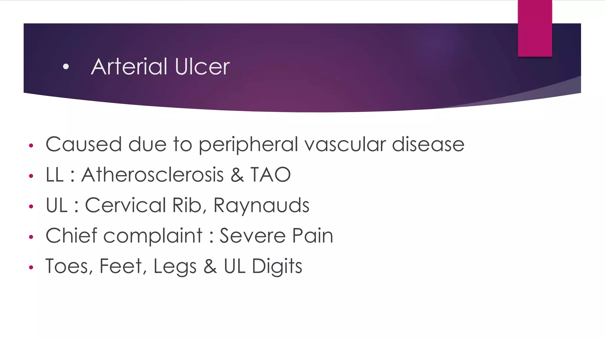 Ulcers Basics | PPTX