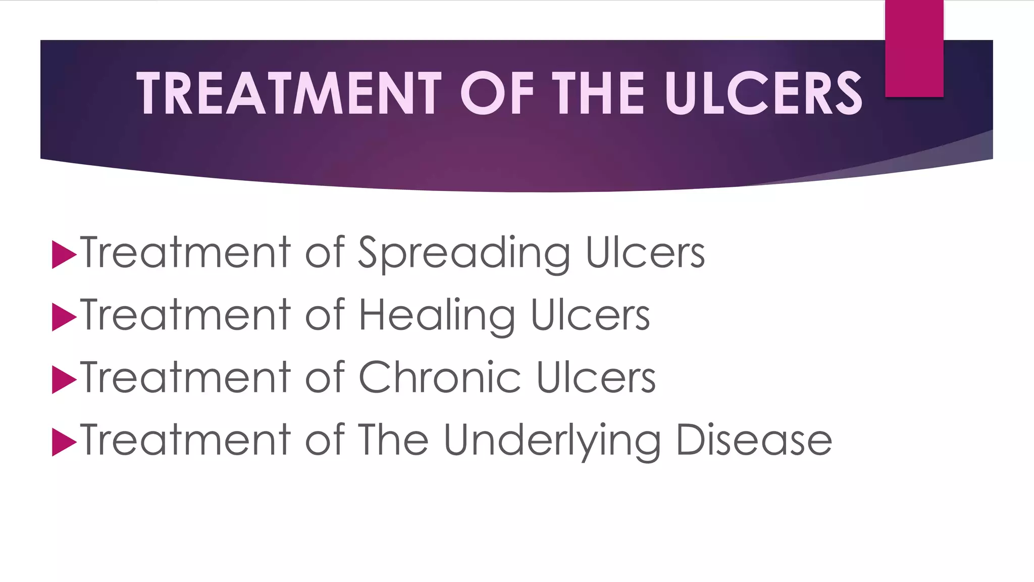 Ulcers Basics | PPTX