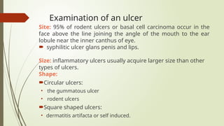 ULCER, SINUS, abscess, fistula vewry basics.pptx