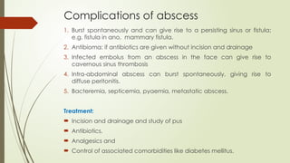 ULCER, SINUS, abscess, fistula vewry basics.pptx