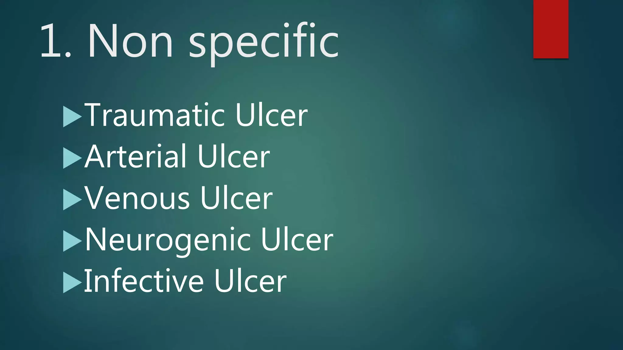 Ulcer sinus fistula | PPTX