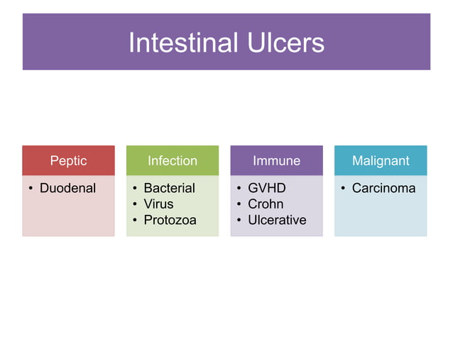 Ulcers of the intestine | PPTX