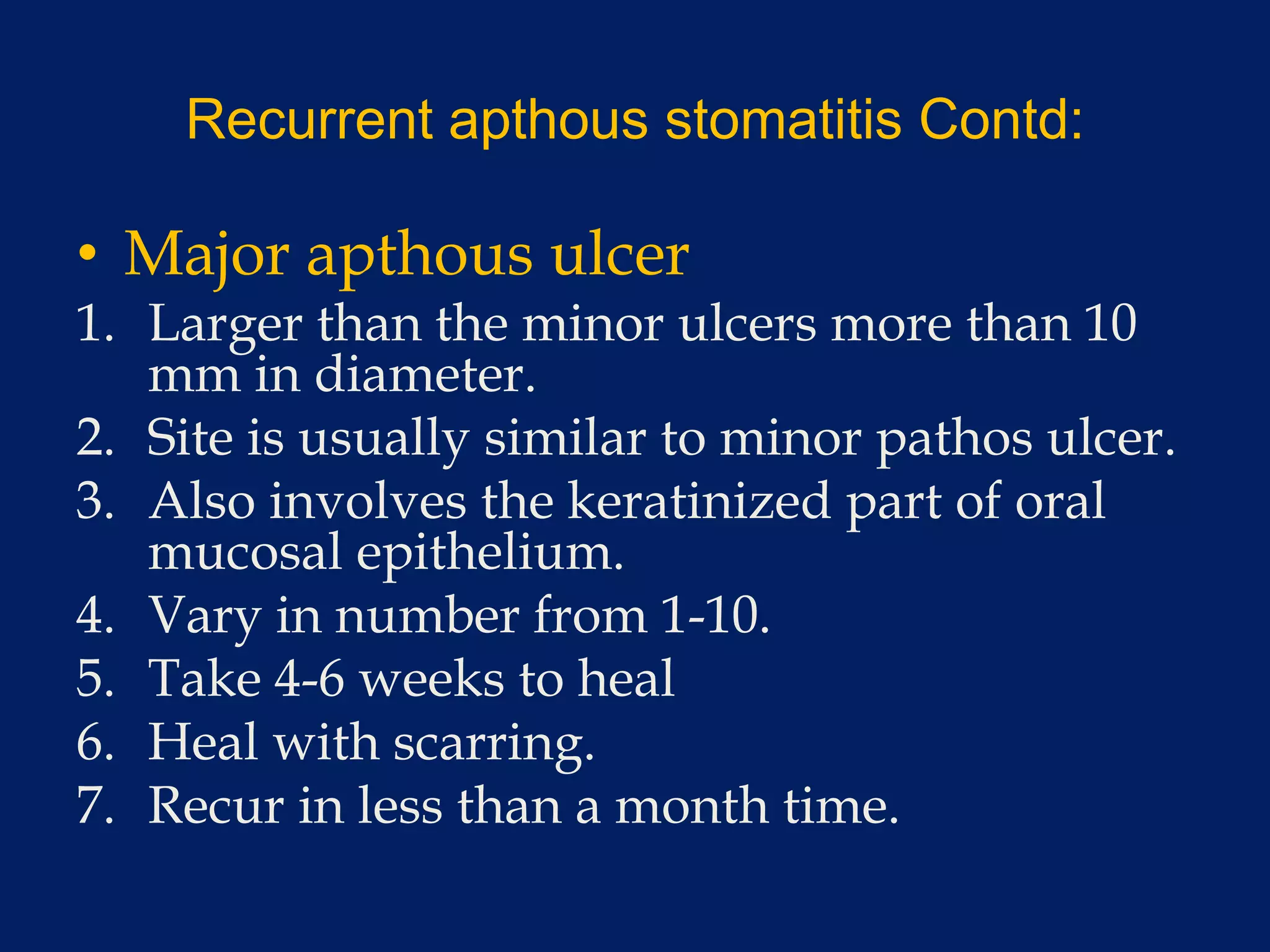 Ulcers of the oral Cavity Arshad.pptx