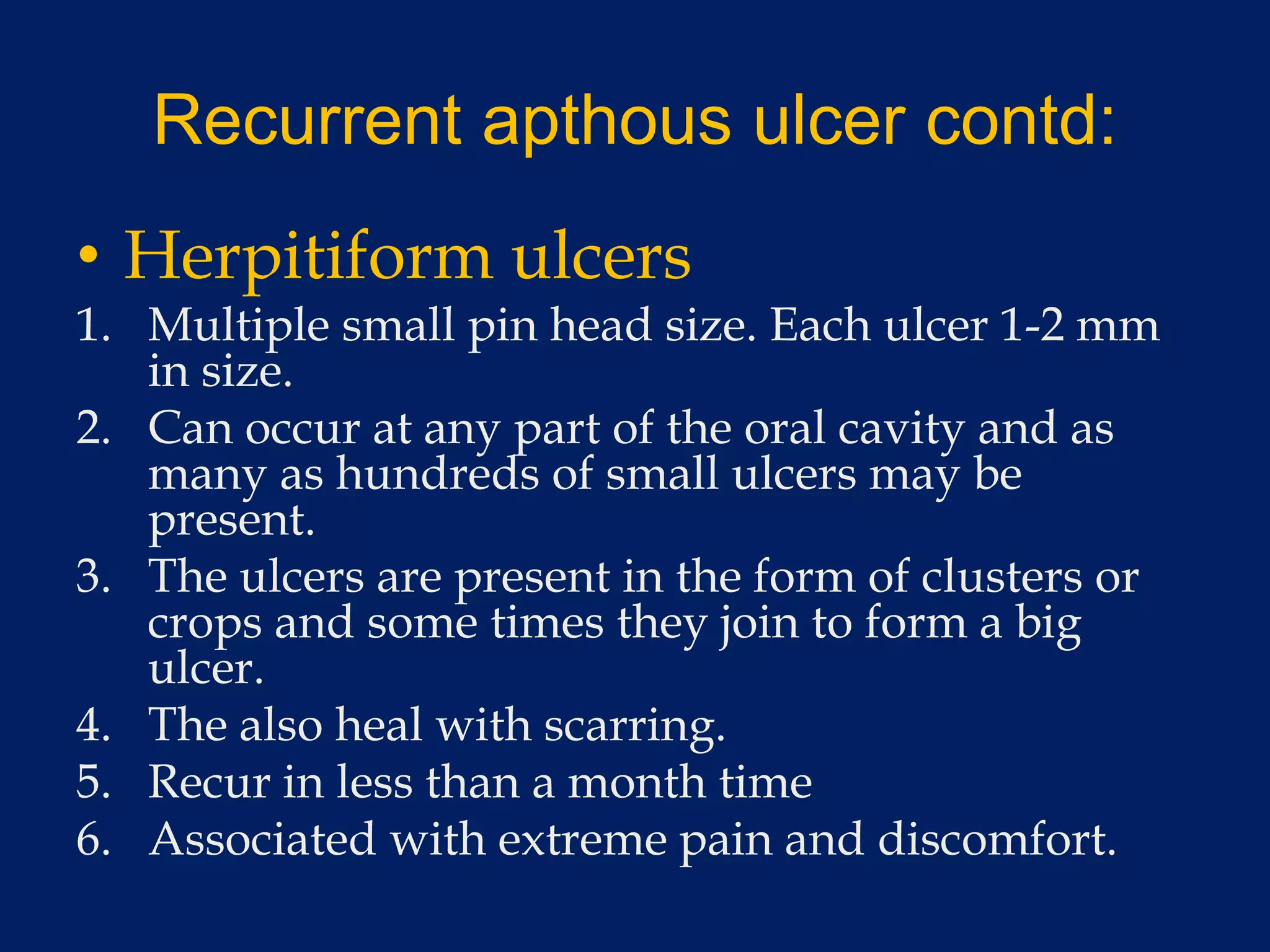 Ulcers of the oral Cavity Arshad.pptx