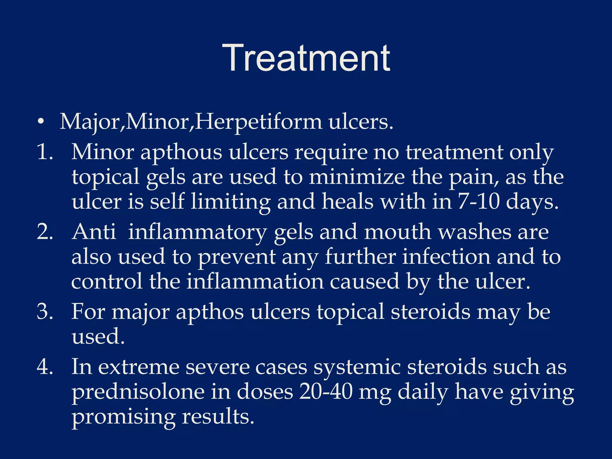 Ulcers of the oral Cavity Arshad.pptx