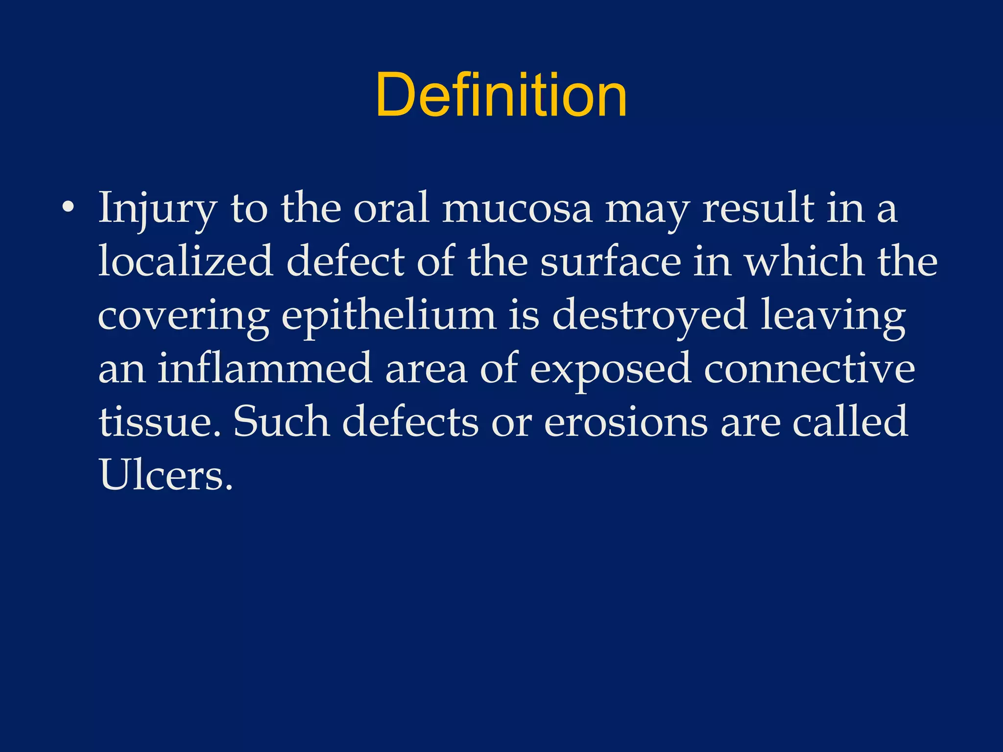 Ulcers of the oral Cavity Arshad.pptx