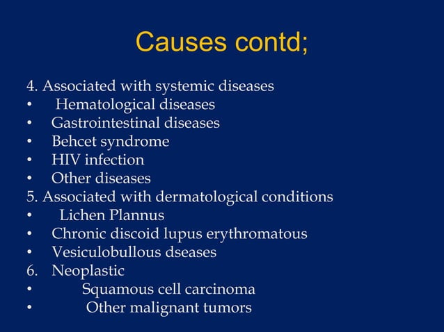 Ulcers of the oral Cavity Arshad.pptx | Ear, Nose and Throat Conditions ...
