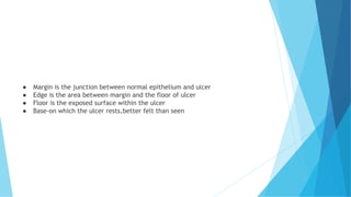Ulcer-ug mbbs exam details,classification | PDF