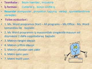 Ulduz Haciyeva | PPT