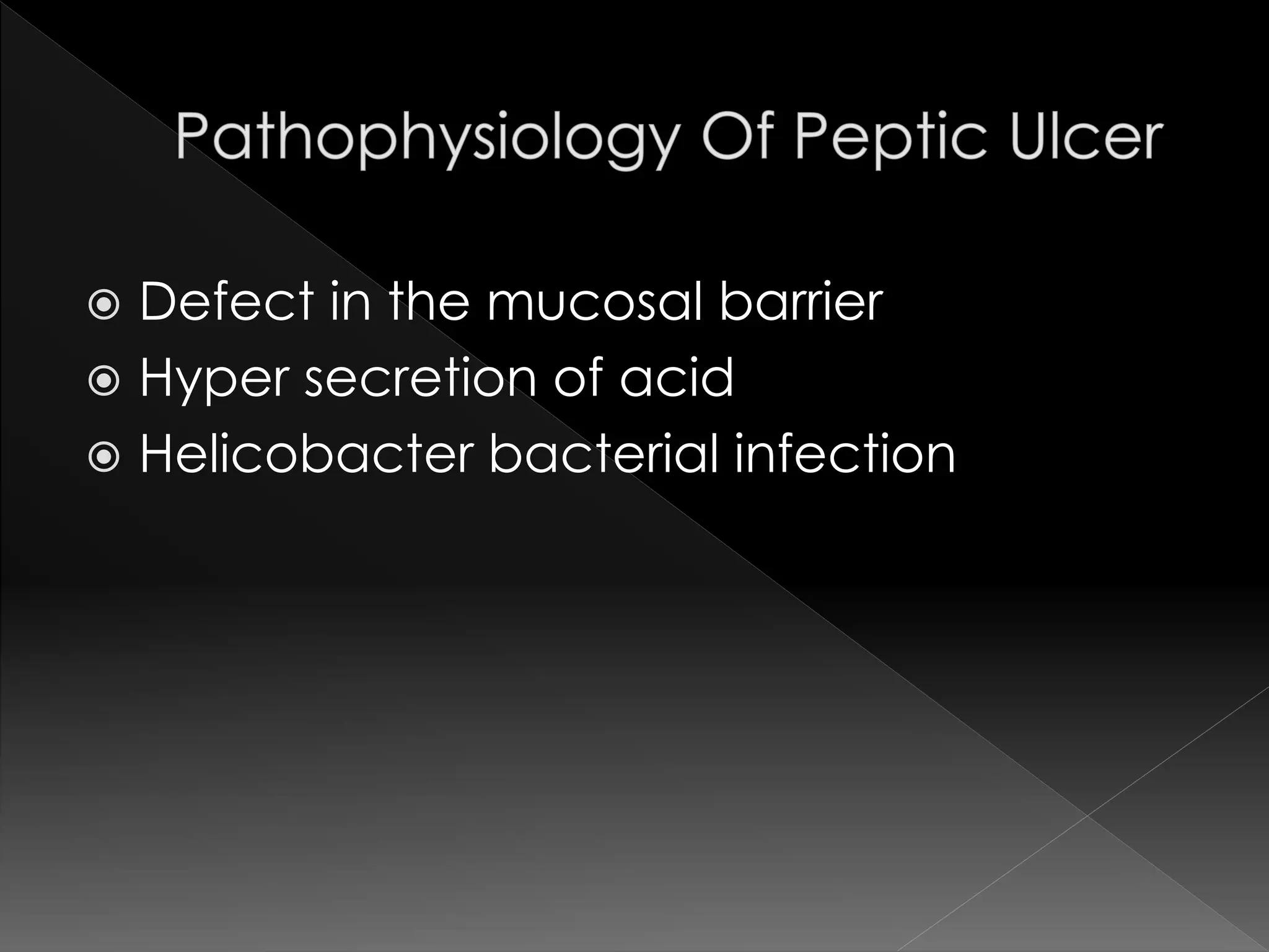 Mucosal barrier and peptic ulcer | PPTX