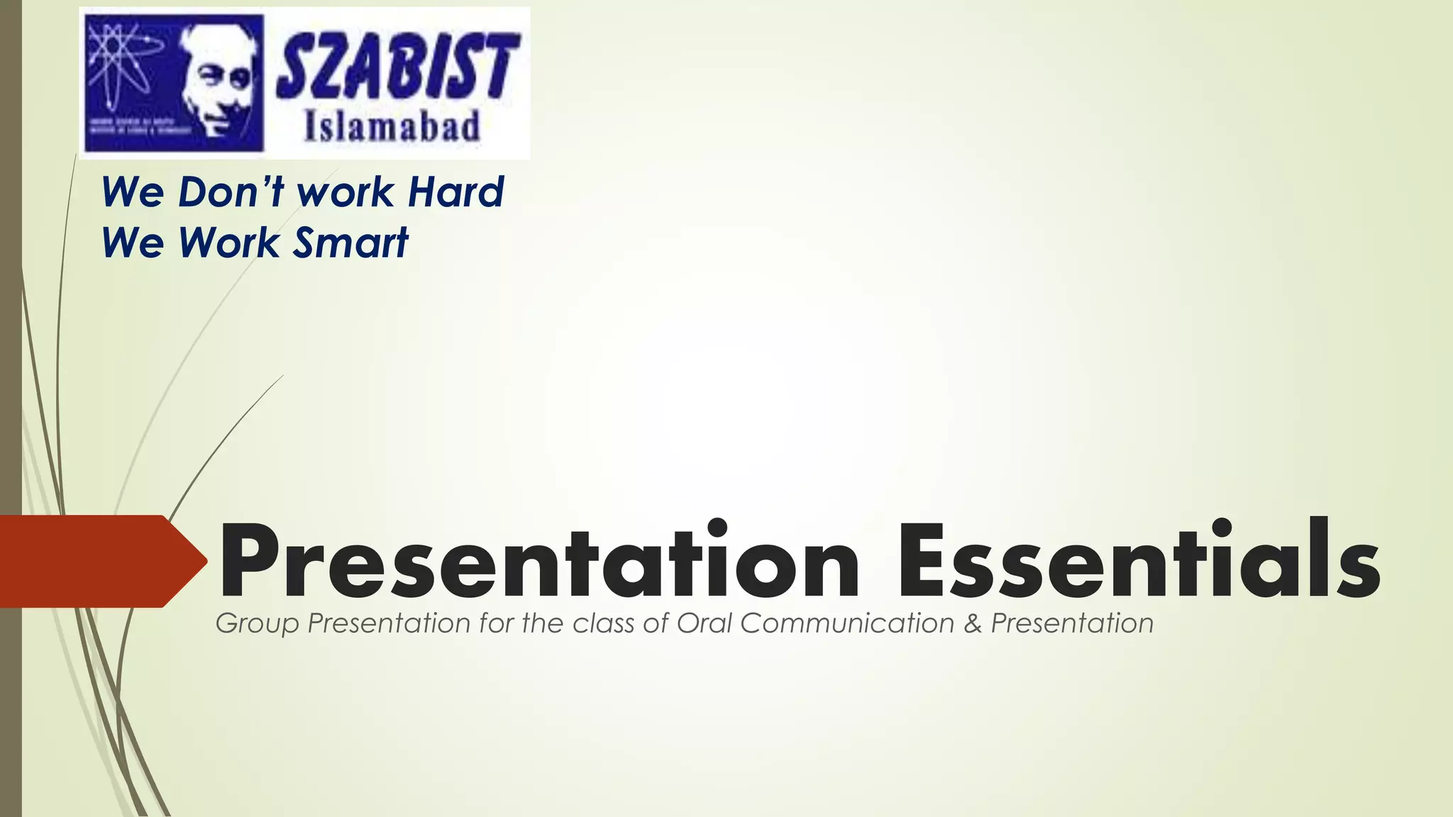 How to Give Good Presentations | PPT