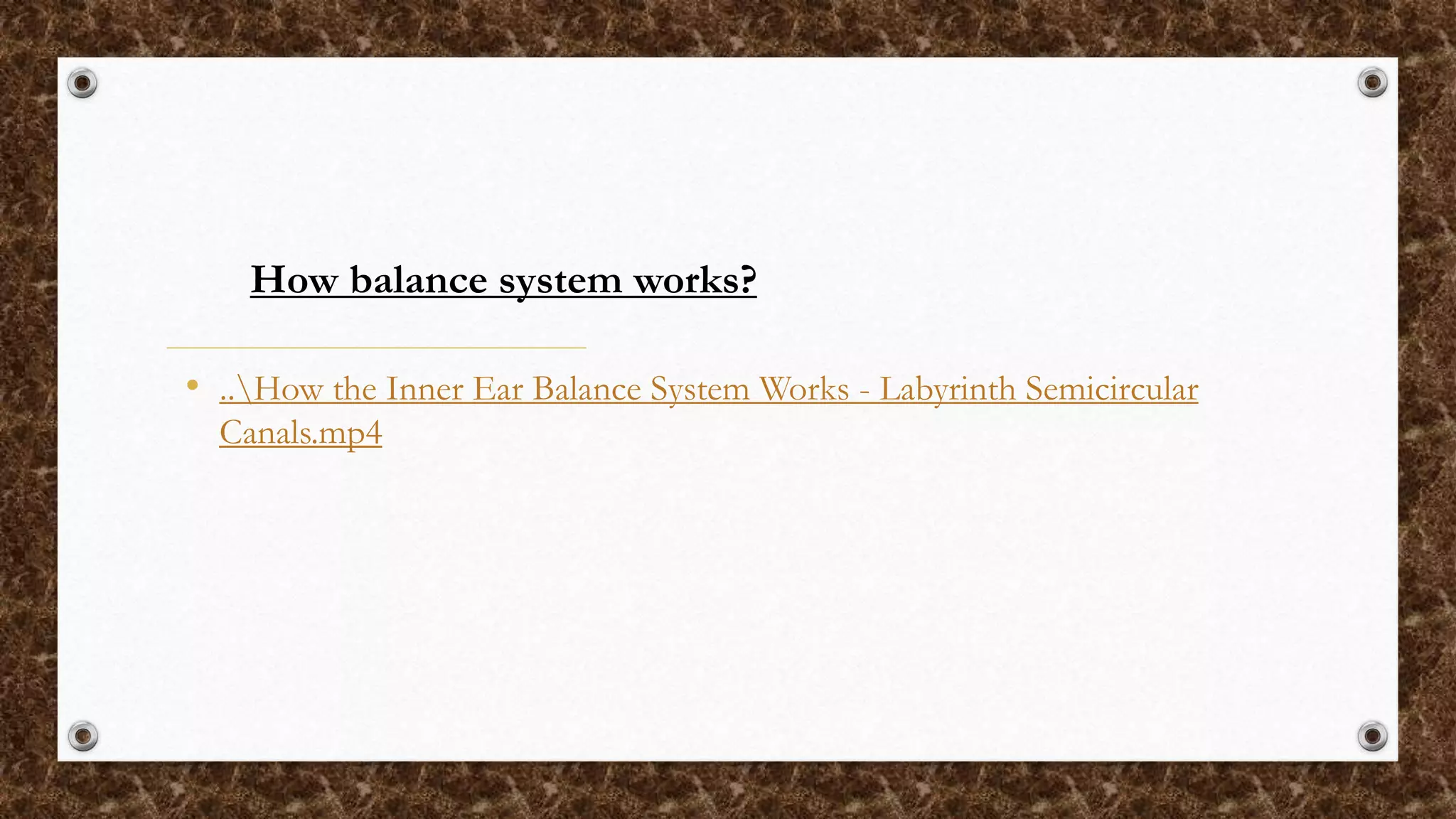 Physiology of hearing and balance | PPTX