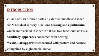 Physiology of hearing and balance | PPTX | Digital Audio | Computer ...