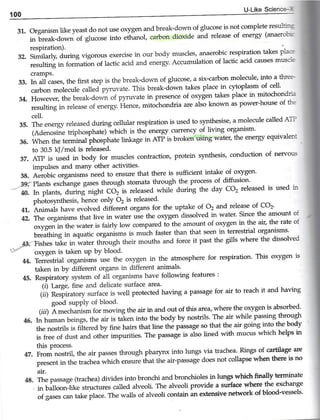 Ulike science SAMPLE PAPER (BIOLOGY)LIFE PROCESS | PDF