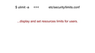 ulimit | PPT