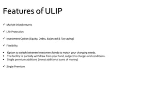 Unit Linked Insurance Plan | PPTX