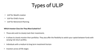 Unit Linked Insurance Plan | PPTX