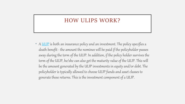ULIP | PPT