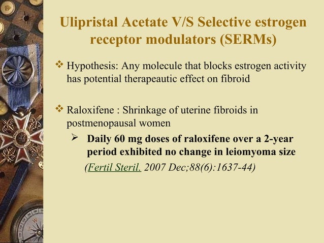 Ulipristal acetate in treatment of fibroids | PPT