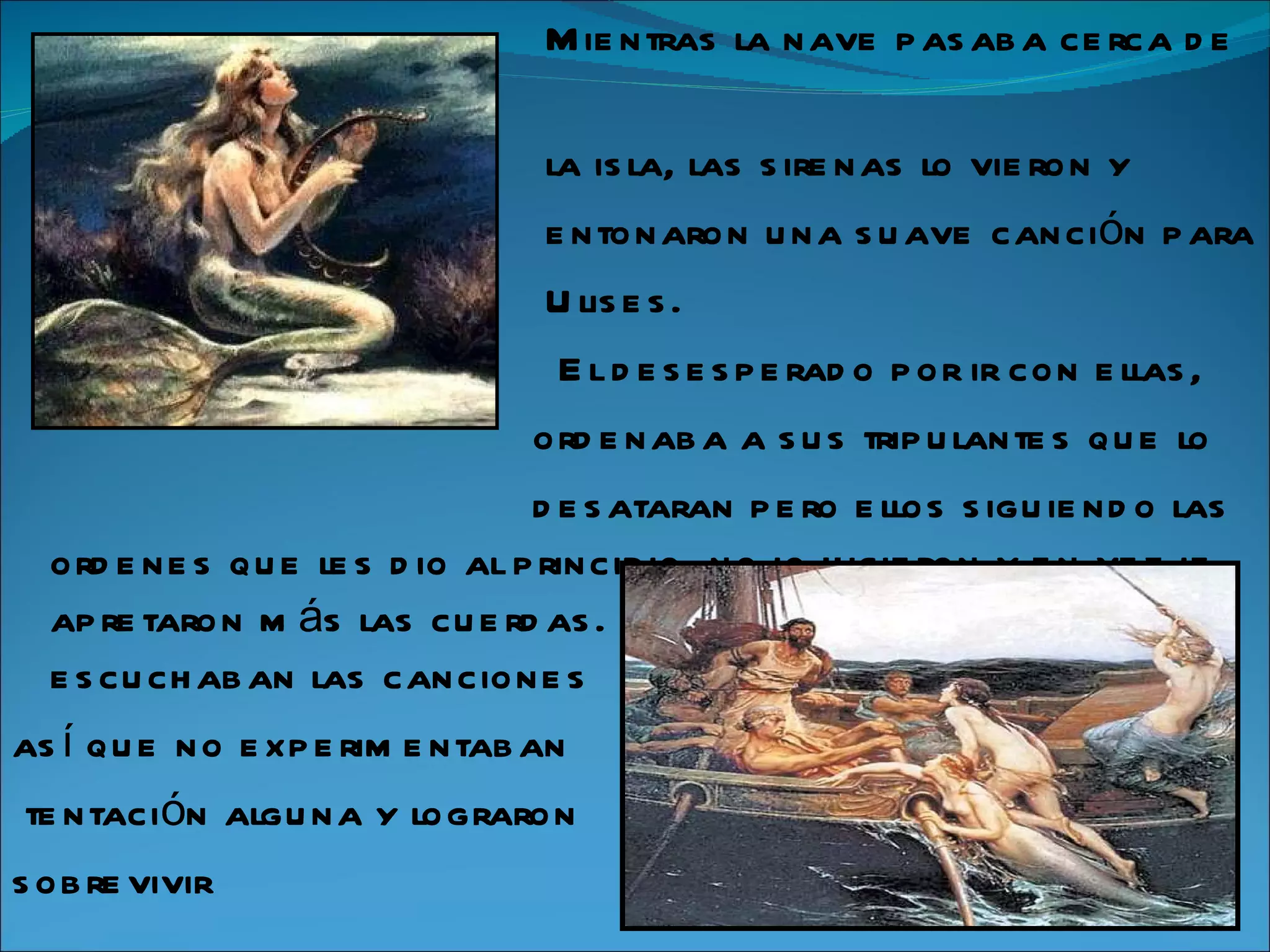 Ulises y las sirenas (mito) | PPT