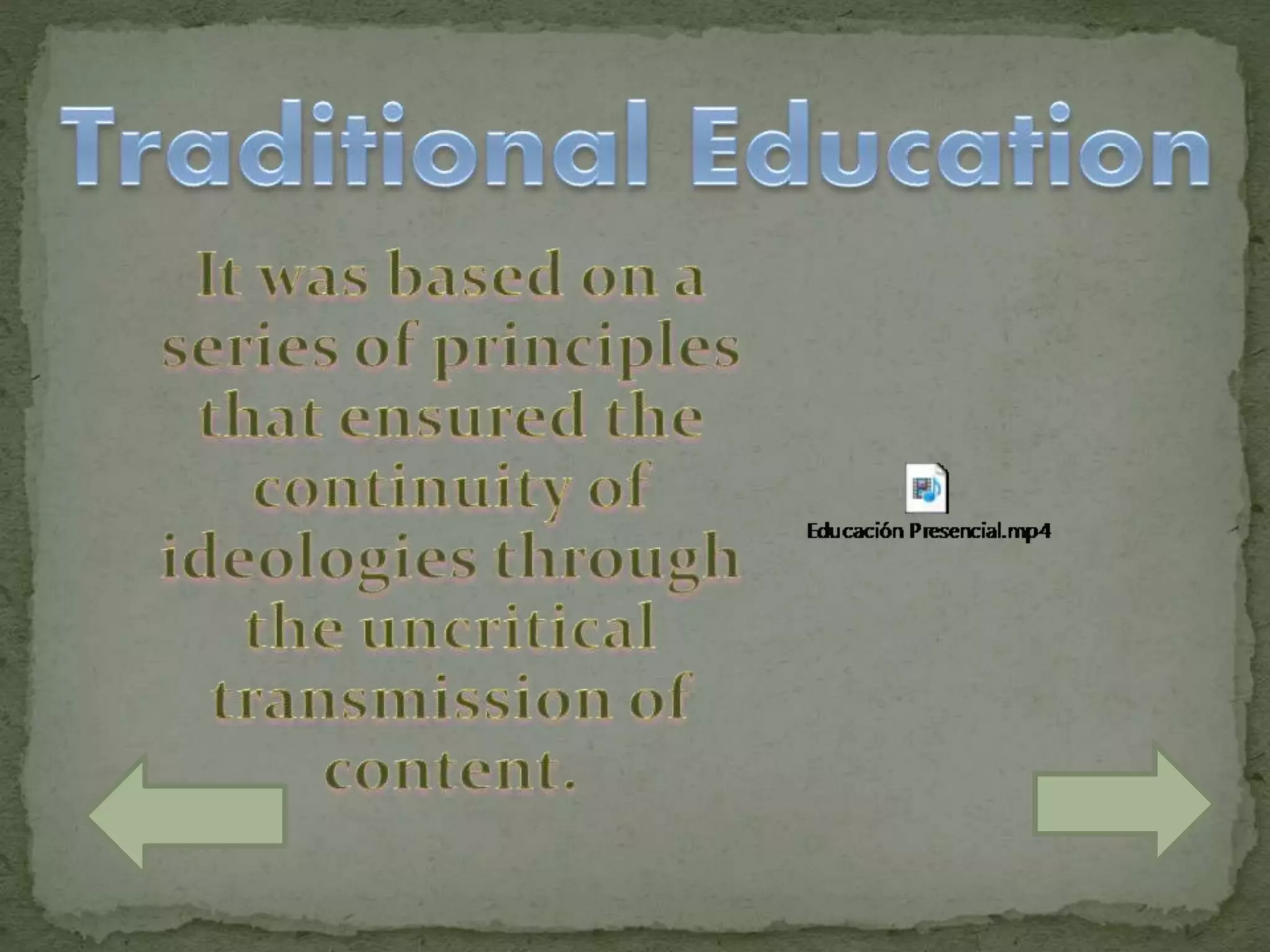 "On line Education Vs Traditional Education" | PPTX