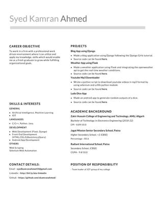 Resume | PDF