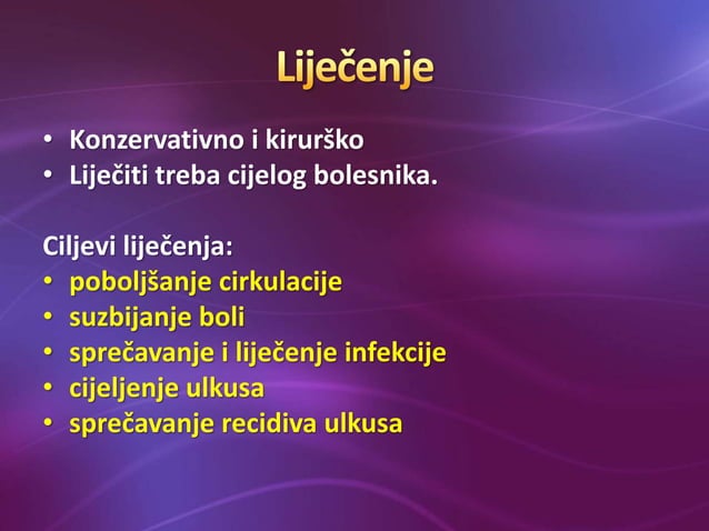 Ulkusi na donjim udovima | PPT