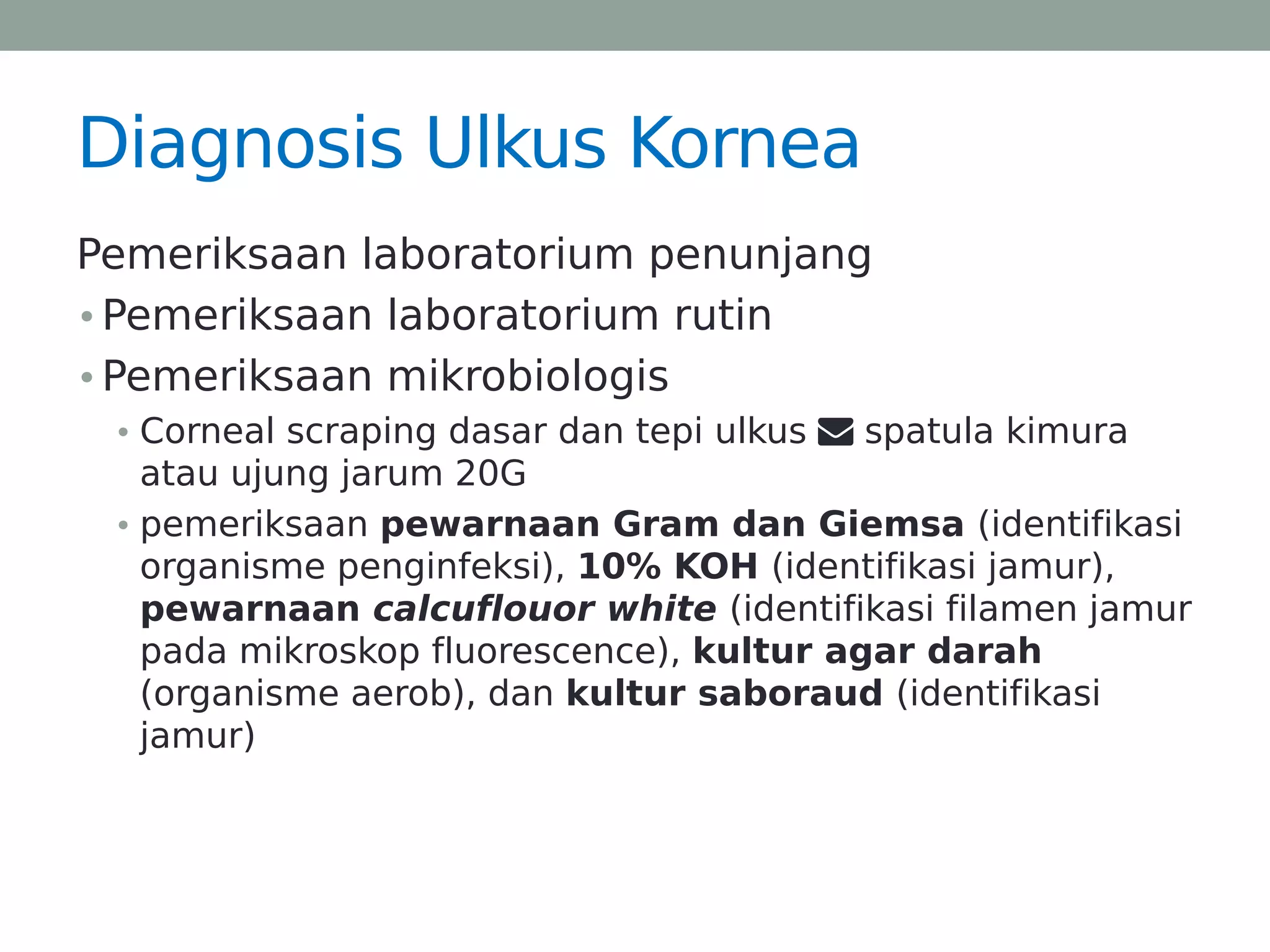 Ulkus kornea | PDF