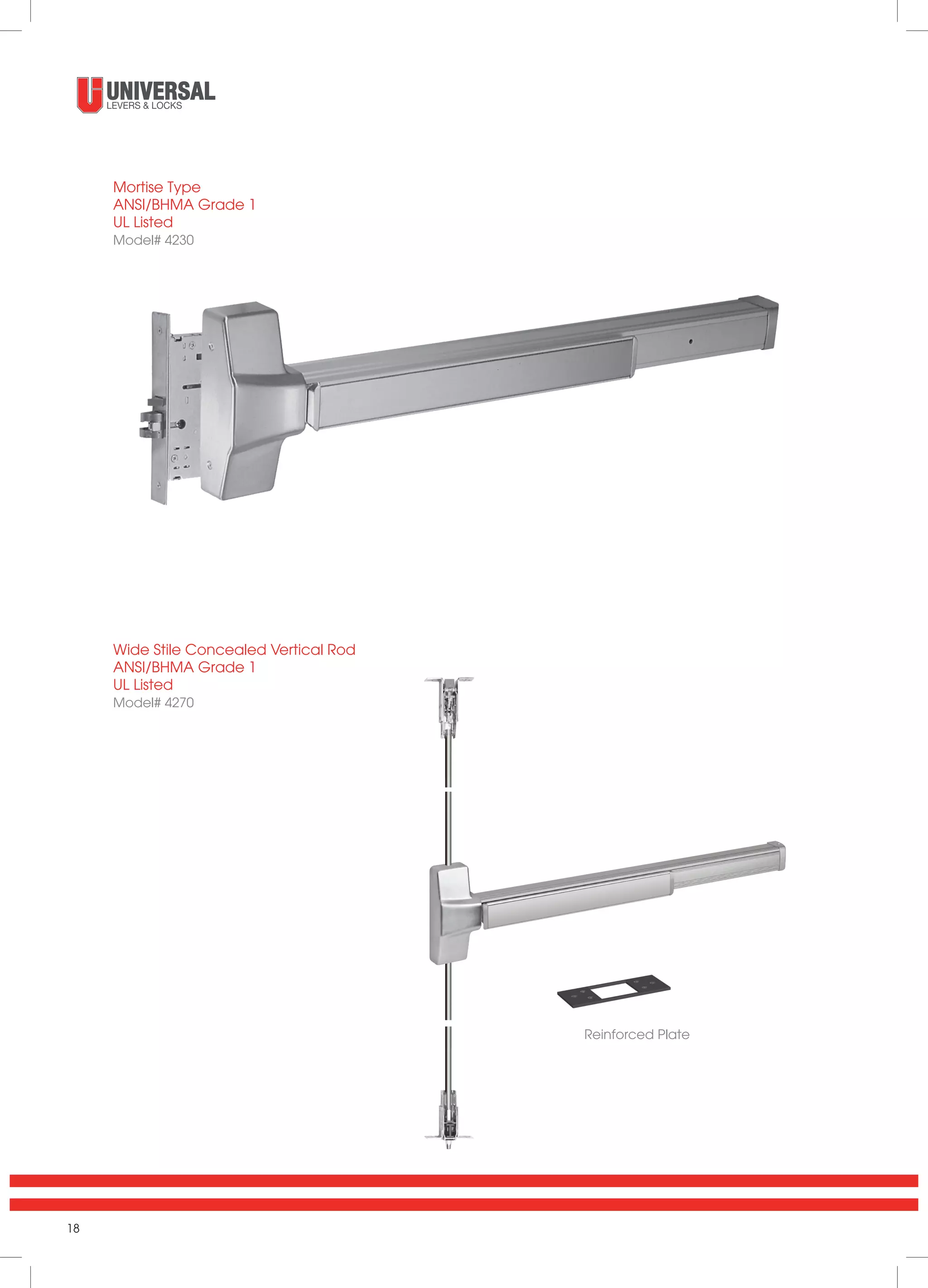 Universal Levers and Locks - Brochure | PDF
