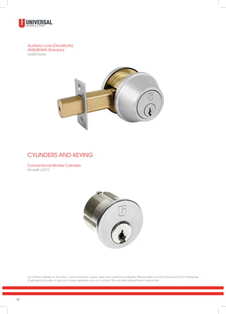 Universal Levers and Locks - Brochure | PDF