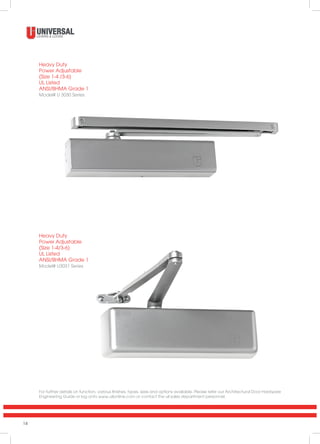 Universal Levers and Locks - Brochure | PDF