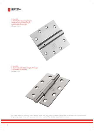 Universal Levers and Locks - Brochure | PDF