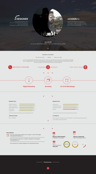 Ullas final portfolio 2 | PDF | Web Development | Internet