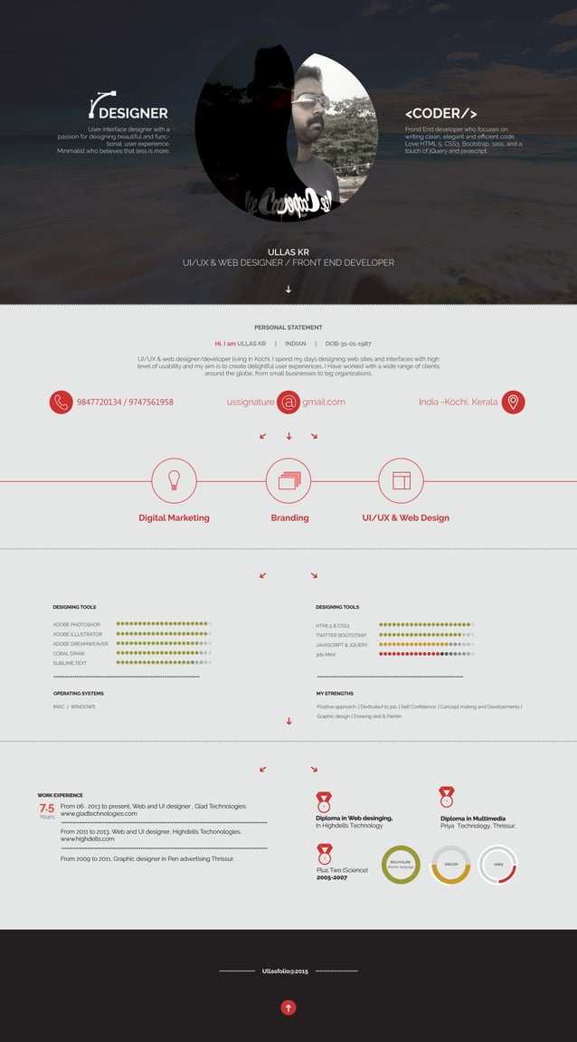 Ullas final portfolio 2 | PDF | Web Development | Internet