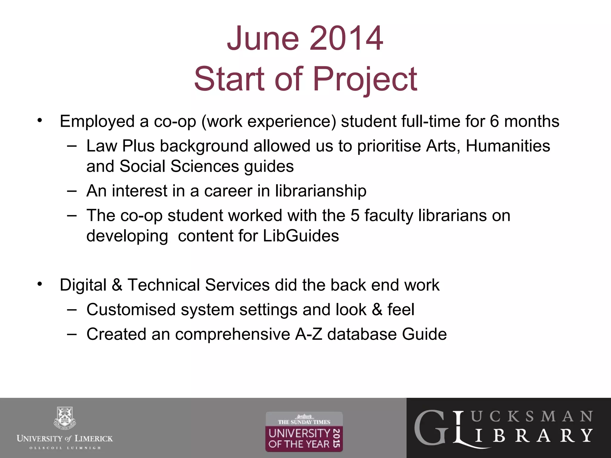 UL LibGuides | PPT | Databases | Computer Software and Applications