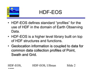 What is HDF-EOS? | PPT