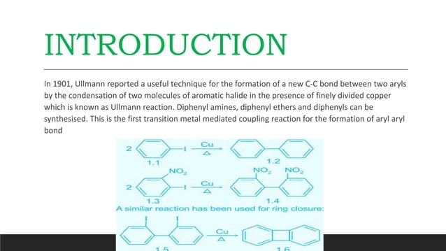 ULLMANN REACTION.pptx | Chemistry | Science