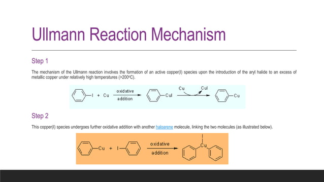 ULLMANN REACTION.pptx | Chemistry | Science