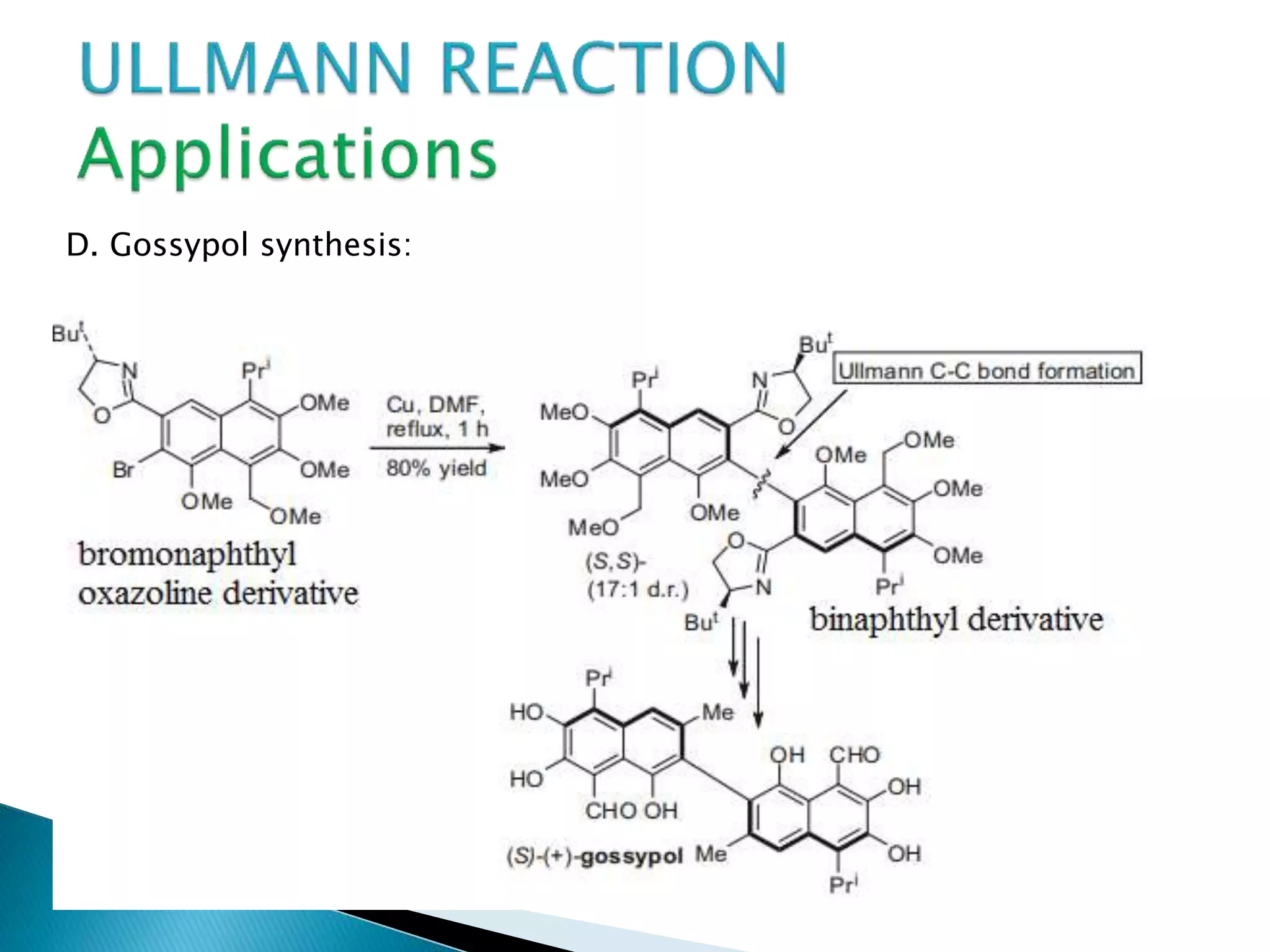 Ullmann reaction | PPTX